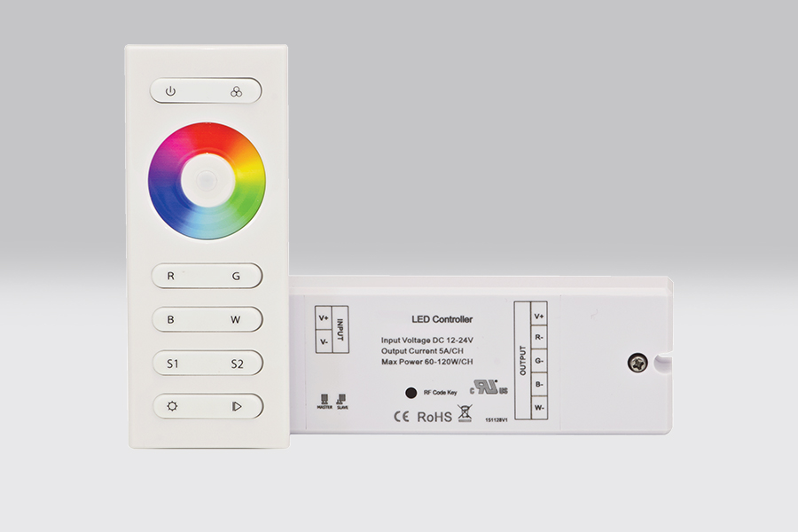 Controller RF RGBW with Remote Control | Brilumen, LED Lighting
