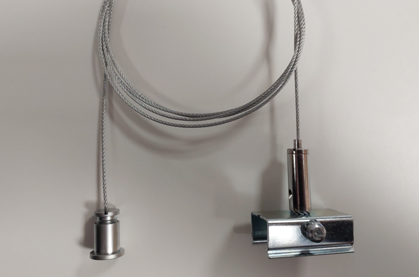 Suspension Kit 1 Cable - 1,5m for Suspended mounted DALI Universal ...